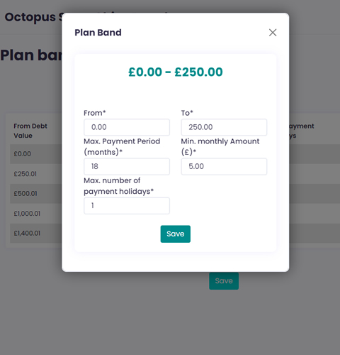 Offer simple payment plans for sales, debt and post event finance